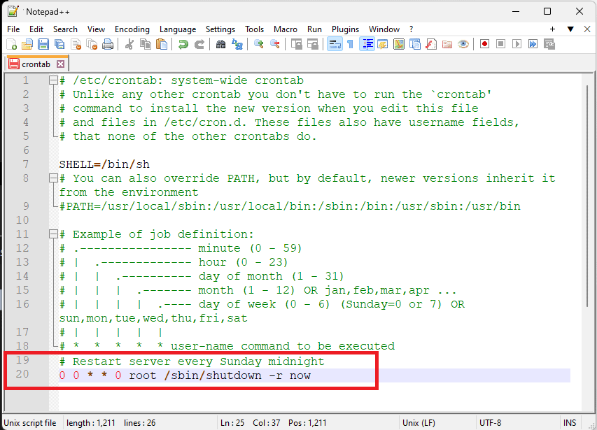 How To Schedule Automatic Server Restarts On Your Gridpane Linux Server Pixl